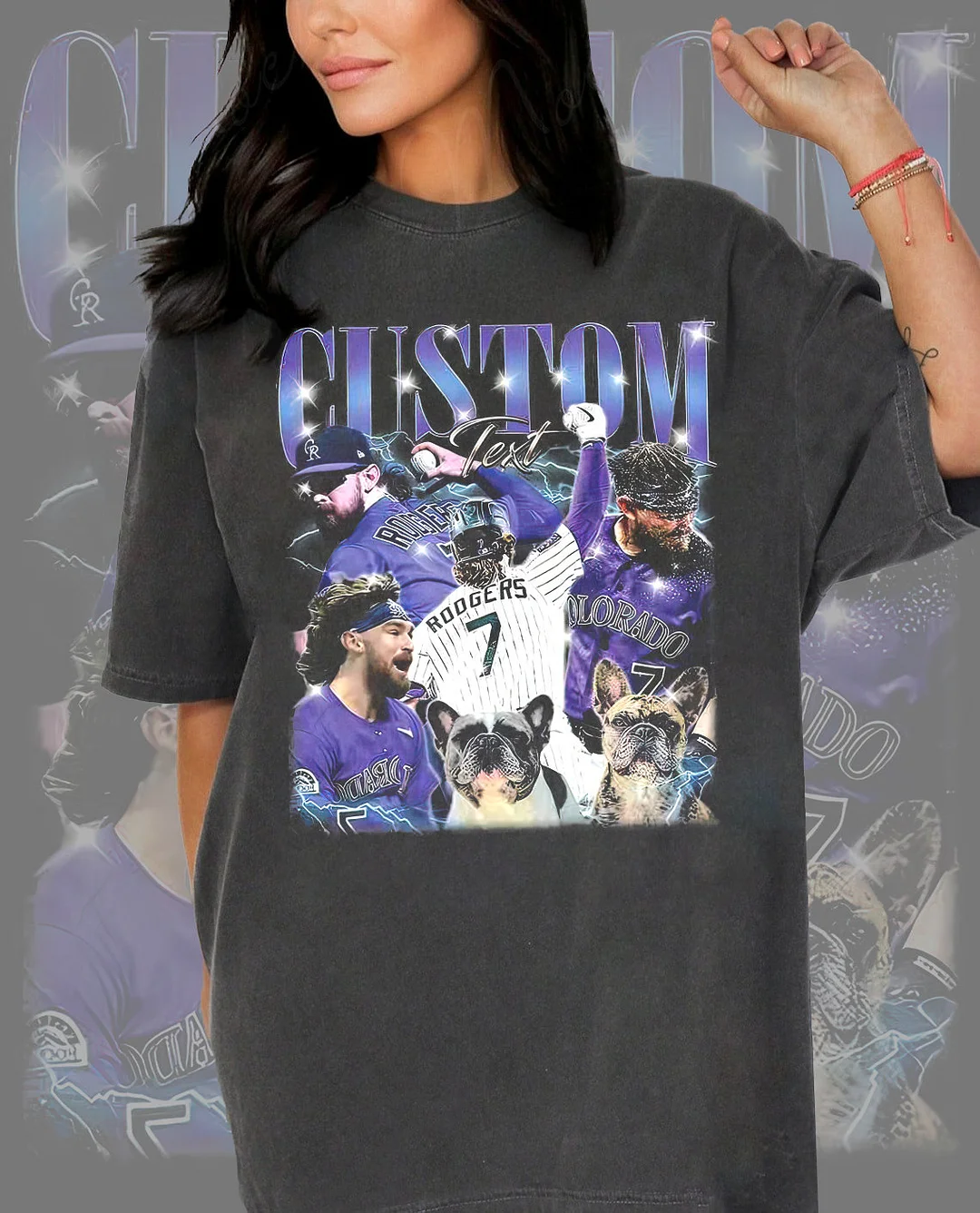Custom 90s Vintage Bootleg Shirt, Custom Photo, Custom Bootleg Rap Tee ...
